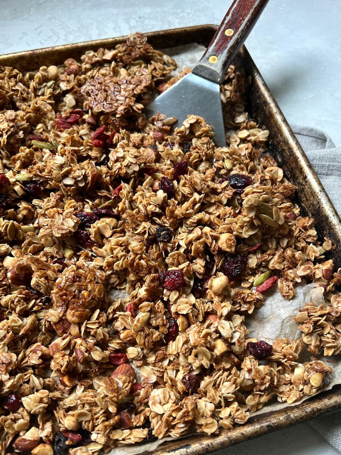 One-Bowl Maple Coconut Granola - Mom's Kitchen Handbook